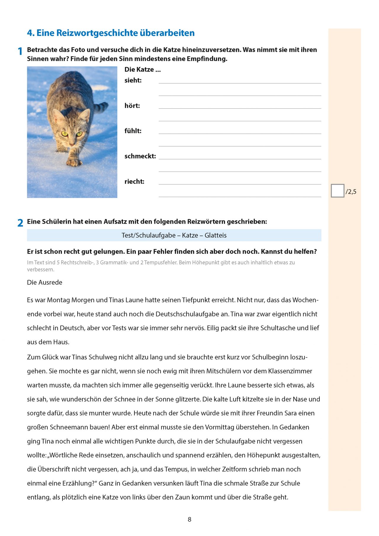 Tests in Deutsch - Aufsatz Gymnasium 5. Klasse | Nr. 285 - Hauschka Verlag